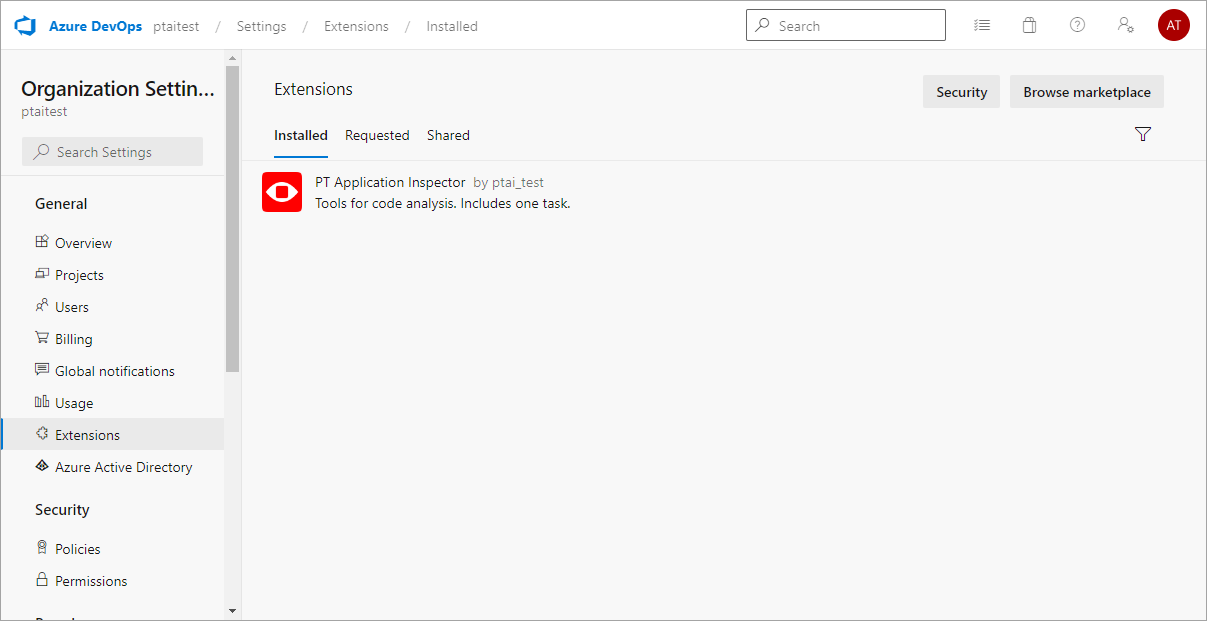 PT Application Inspector - Visual Studio Marketplace